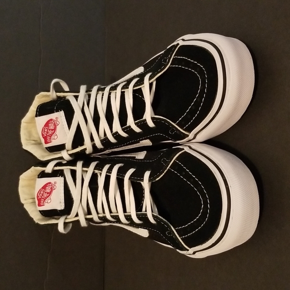 Vans | Shoes | Vans Sk8 Hi Canvas And Suede | Poshmark